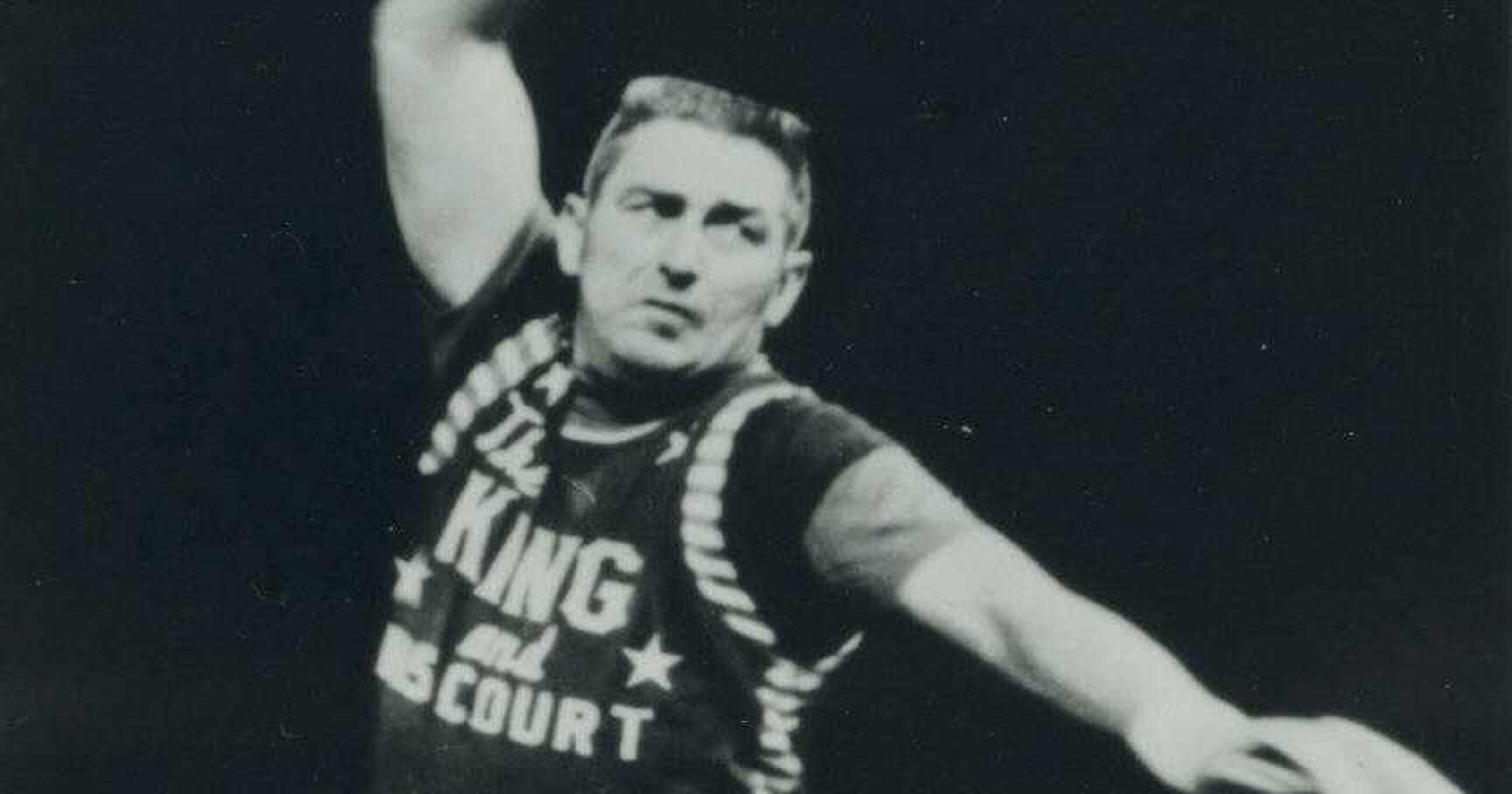 Making contact off the King, Eddie Feigner