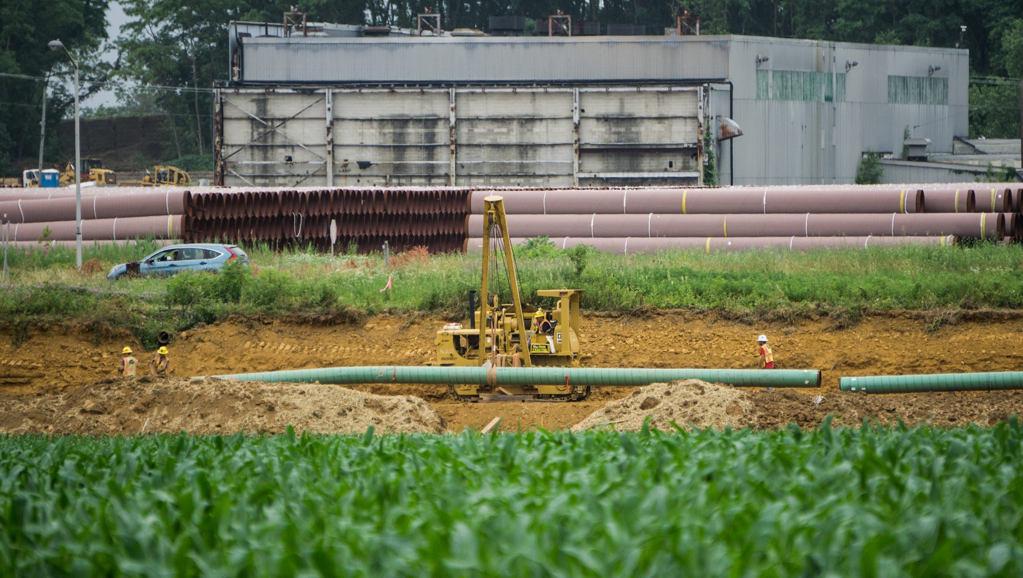 Pipeline construction underway in Lebanon County
