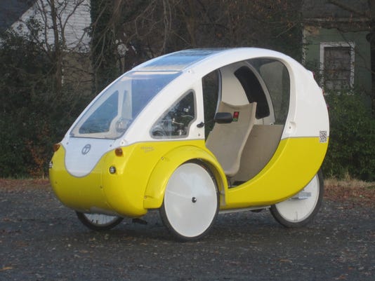 Ride an ELF bike-car to work and skip the shower