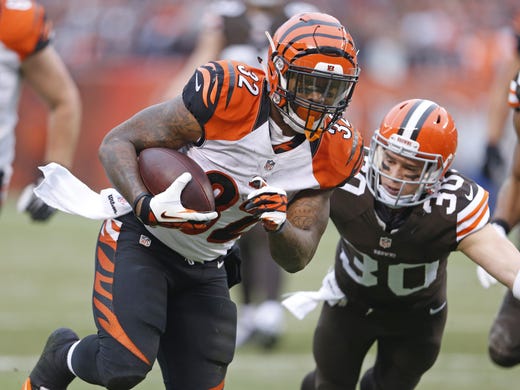 Hill steals show as Bengals shut out Manziel, Browns