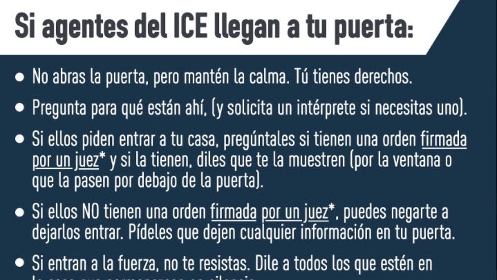 What to do if immigration officers come knocking at your door