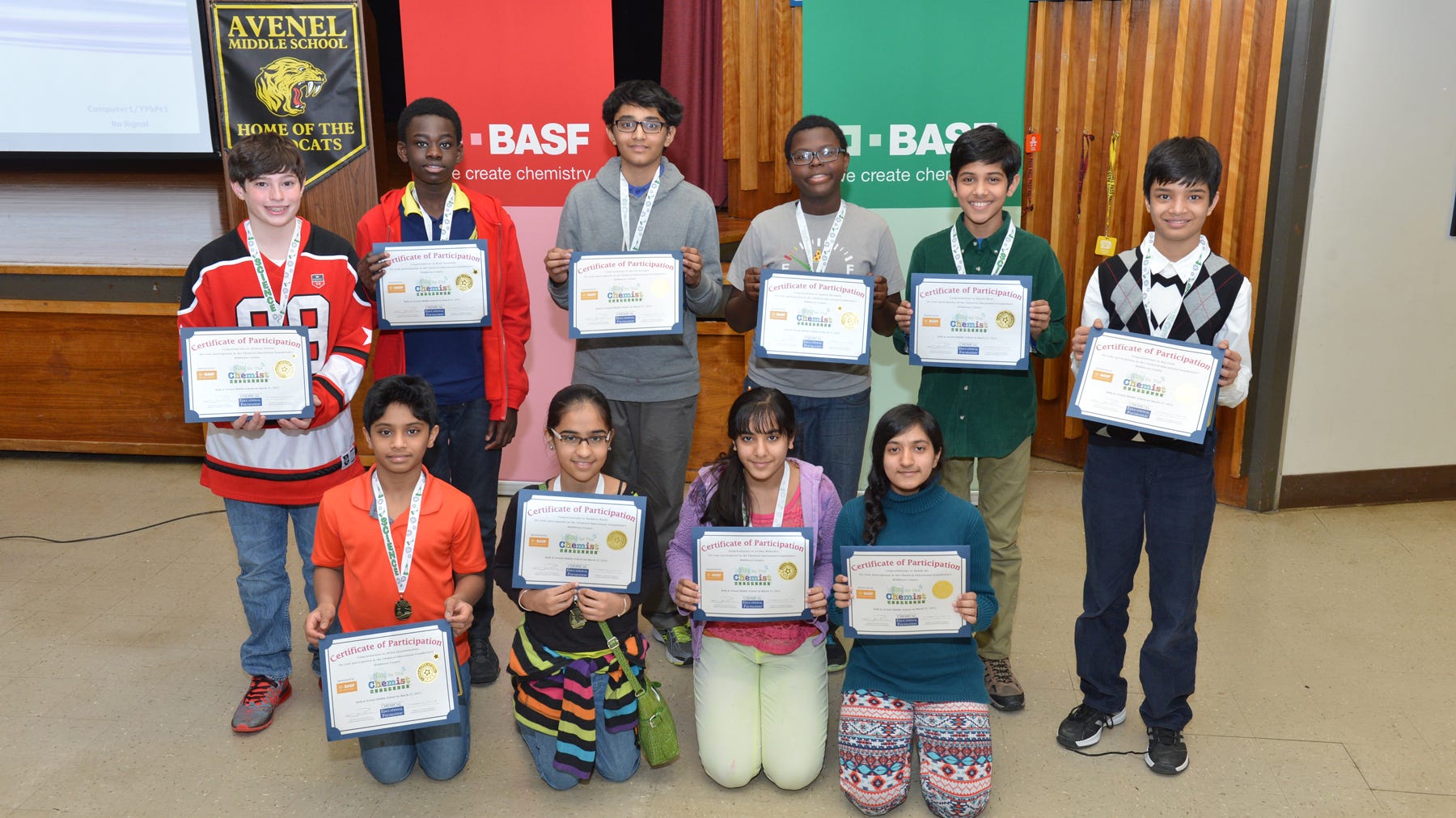 Avenel Middle School students become chemists for a day