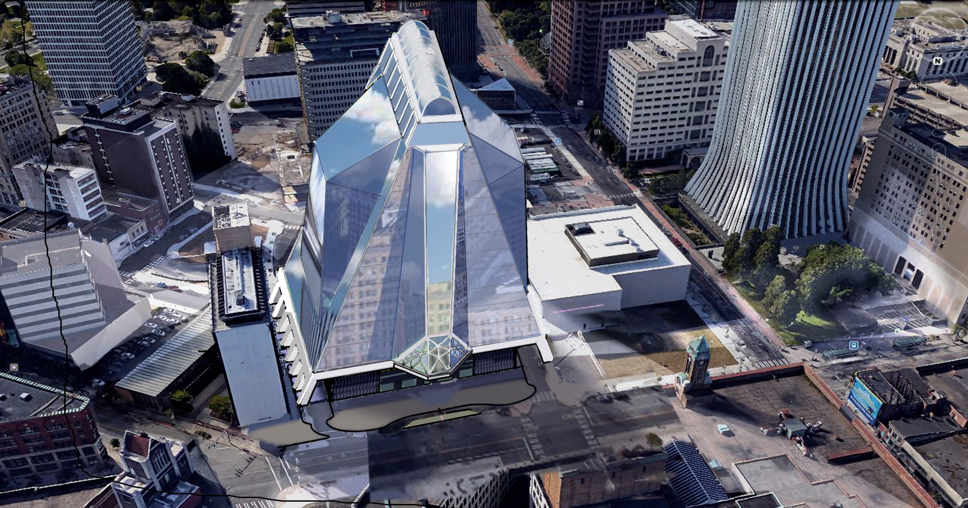 25-story tower concept emerges for Parcel 5