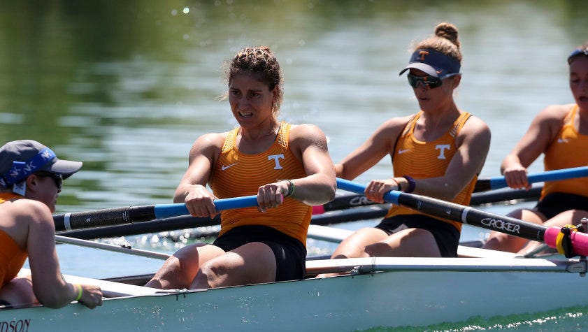 Tennessee rowing places third in Big 12 Championships