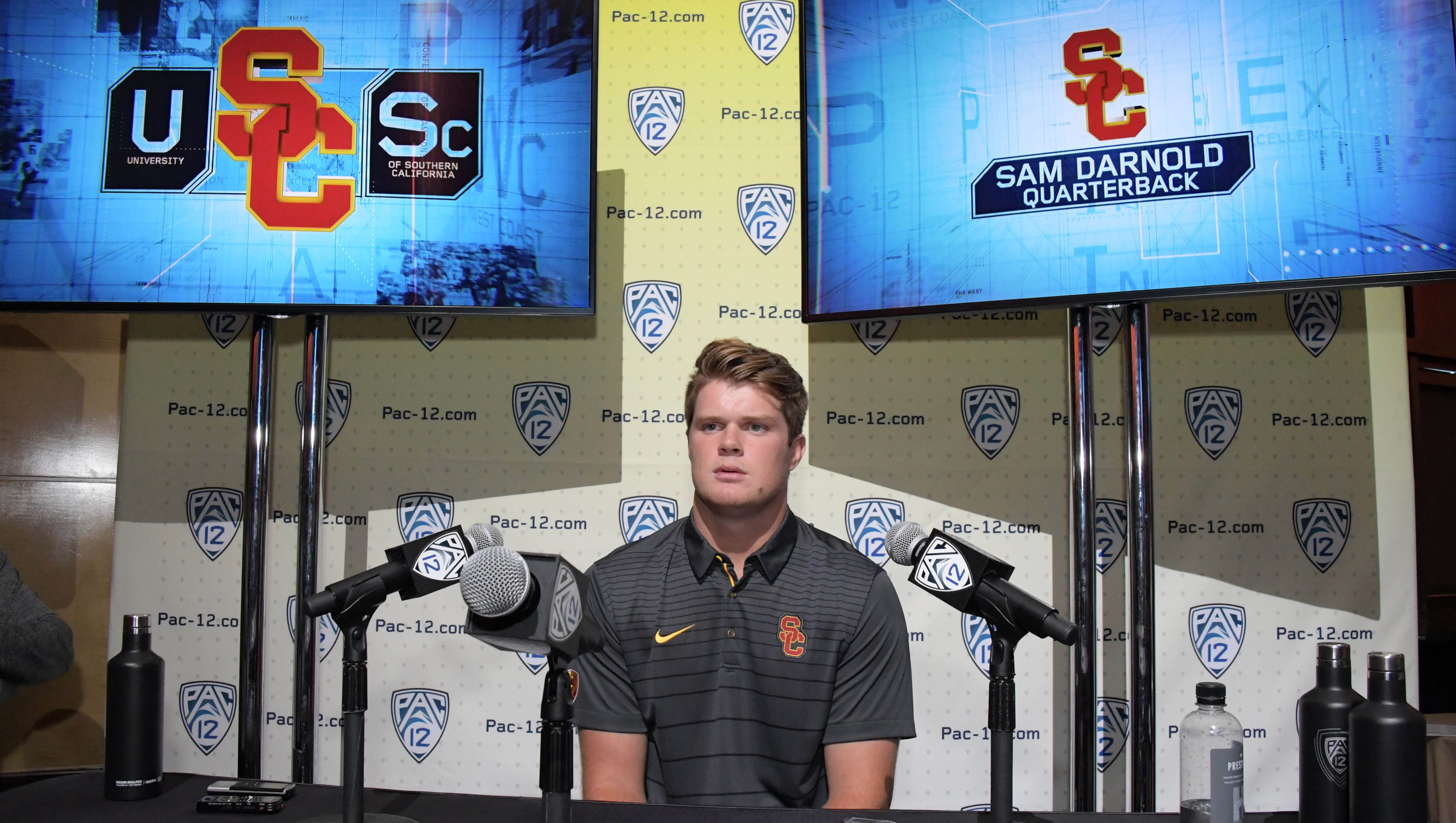 USC's Sam Darnold calmly handles the praise and hype