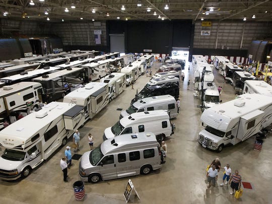Fort Myers RV show camps at Lee Civic Center