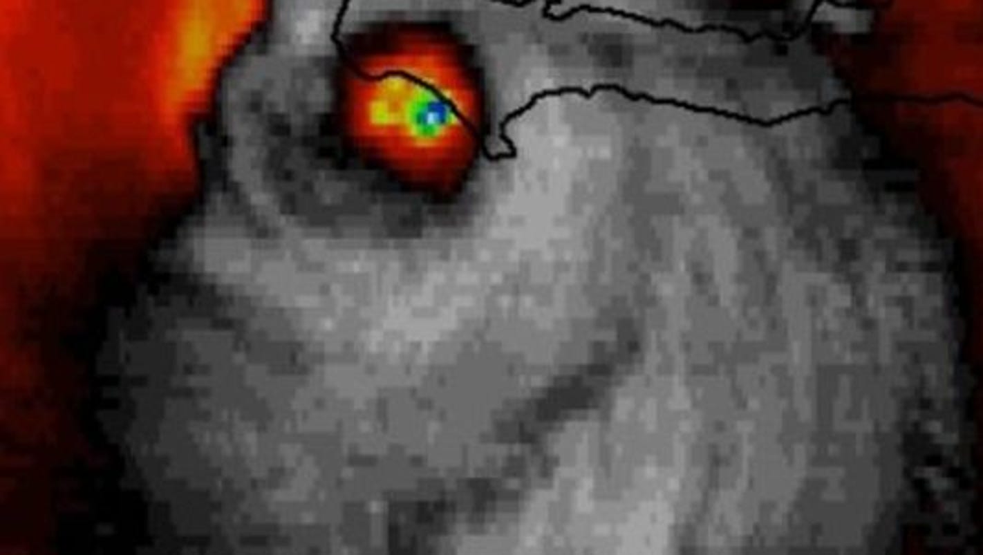 Hurricane Matthew: Radar captures sinister skull, sneering dinosaur