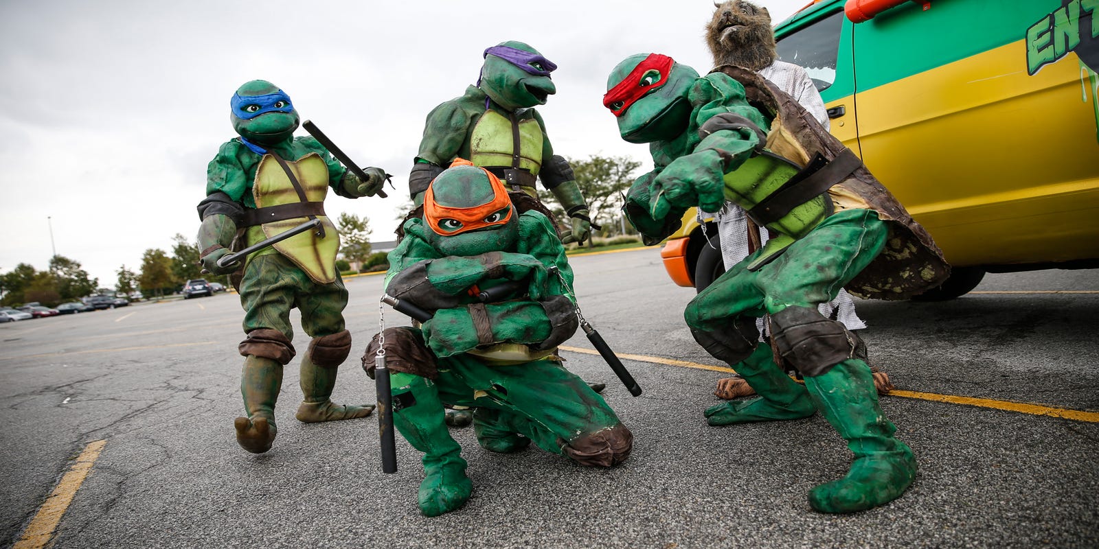 What's the deal with Ninja Turtles van?