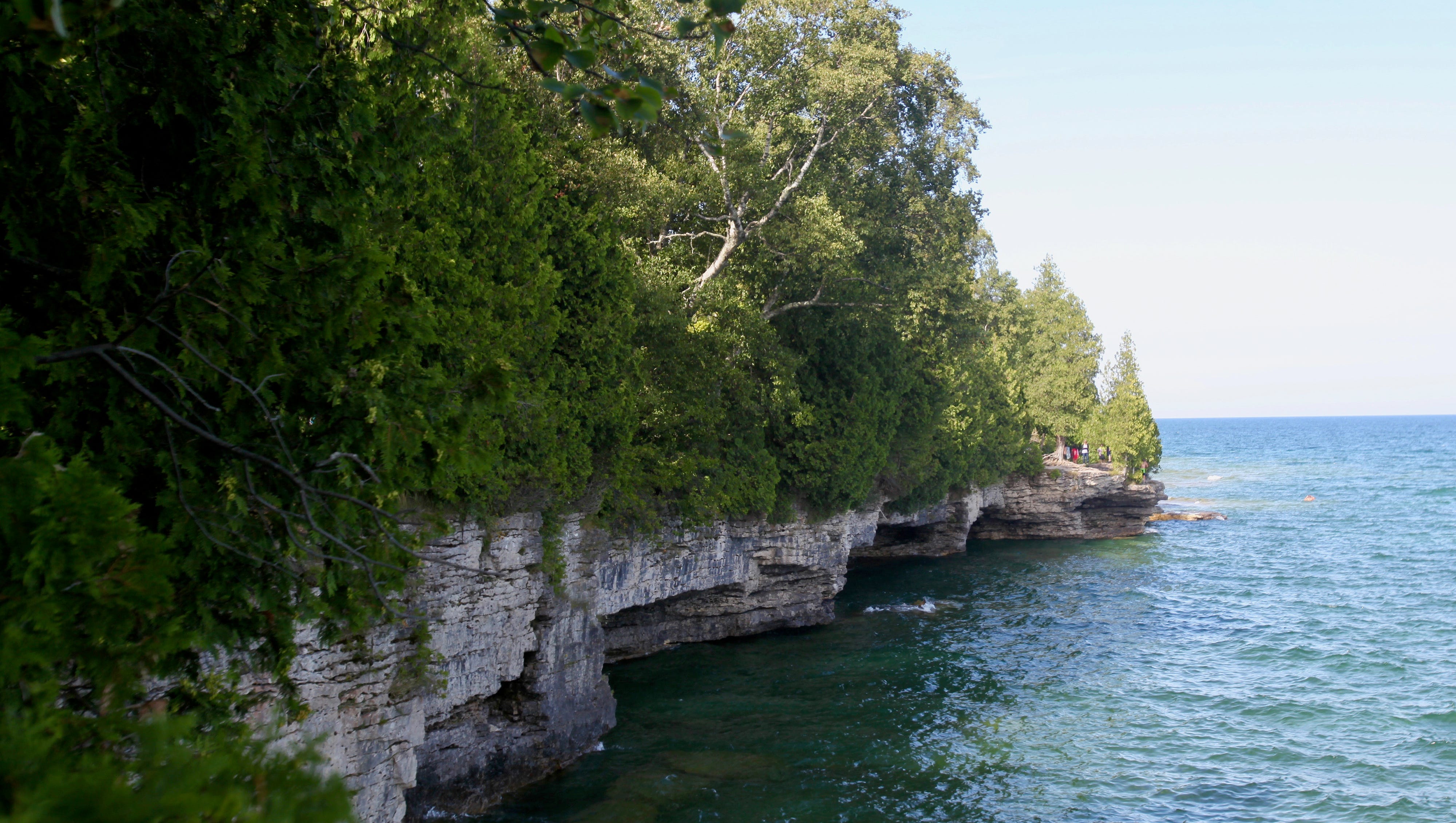Wisconsin waterfalls, rock formations, Great Lakes, trails to visit