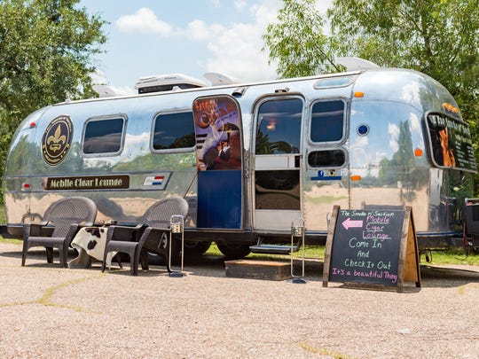 Meet the Lafayette, La., man who opened a cigar lounge in an Airstream