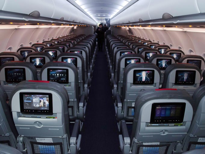 First look: American's new Airbus A321 Transcontinental