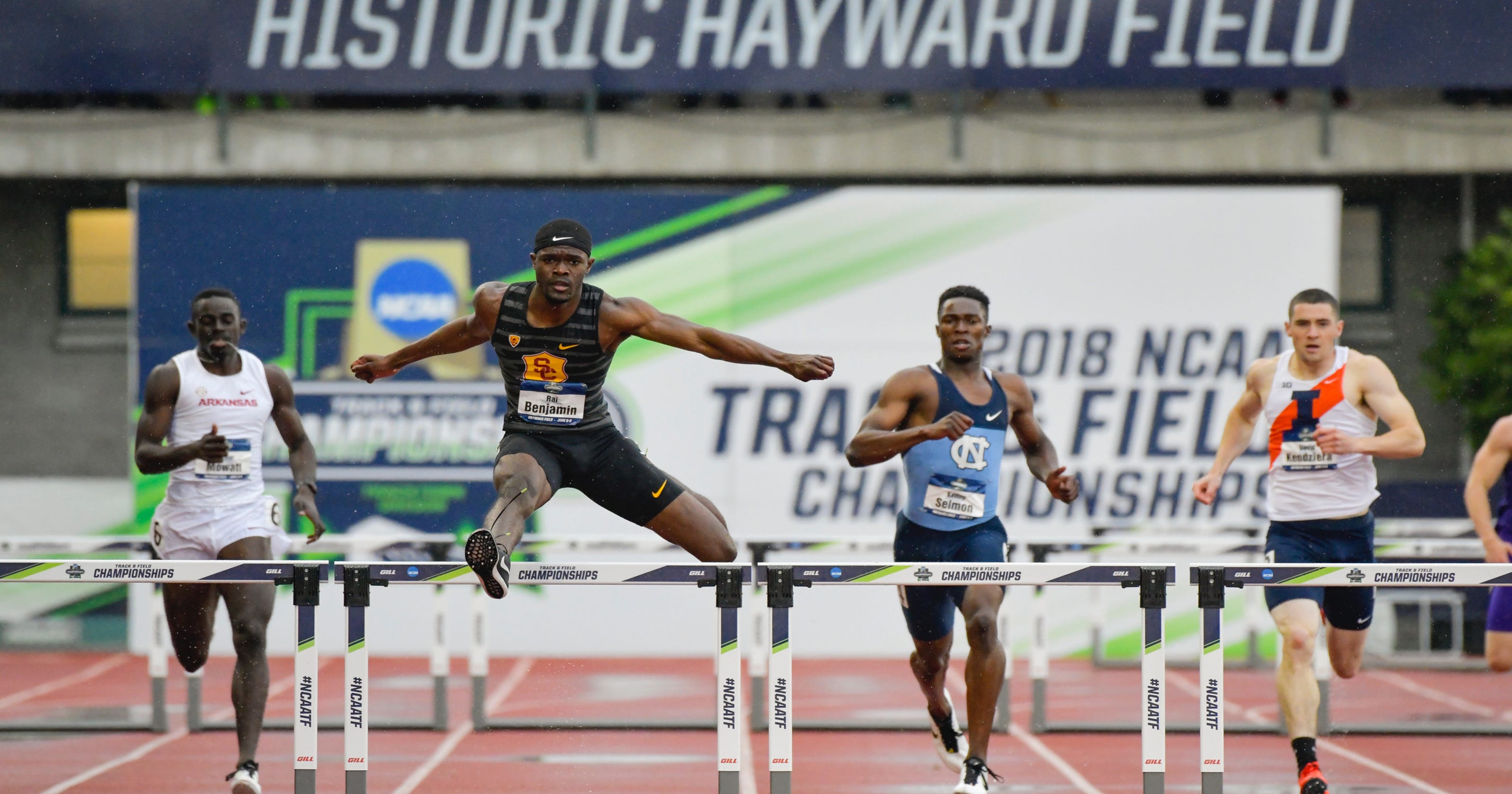 Mount Vernon's Rai Benjamin going pro after setting NCAA hurdles record