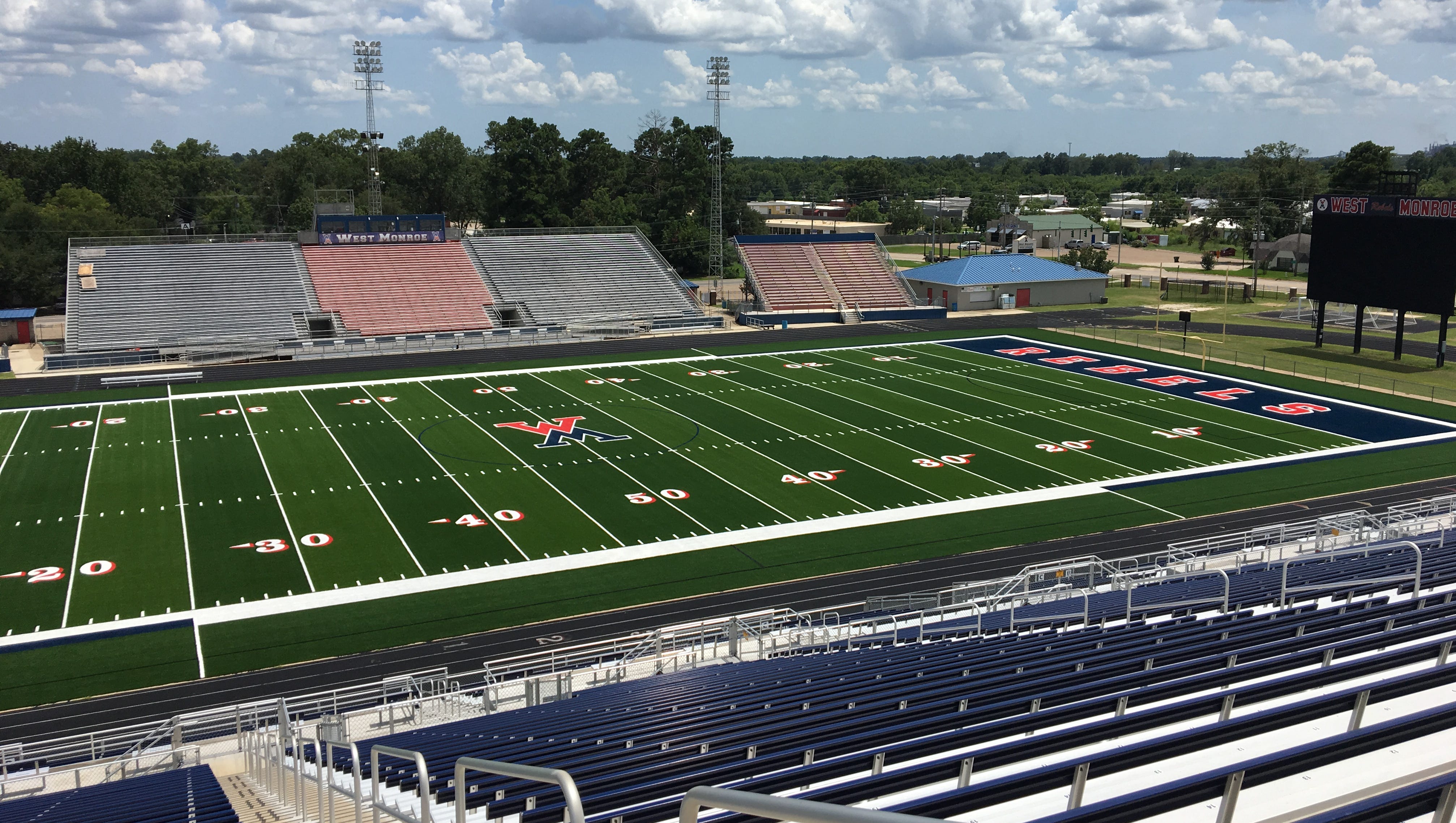 West Monroe ready to break in new stadium, artificial turf