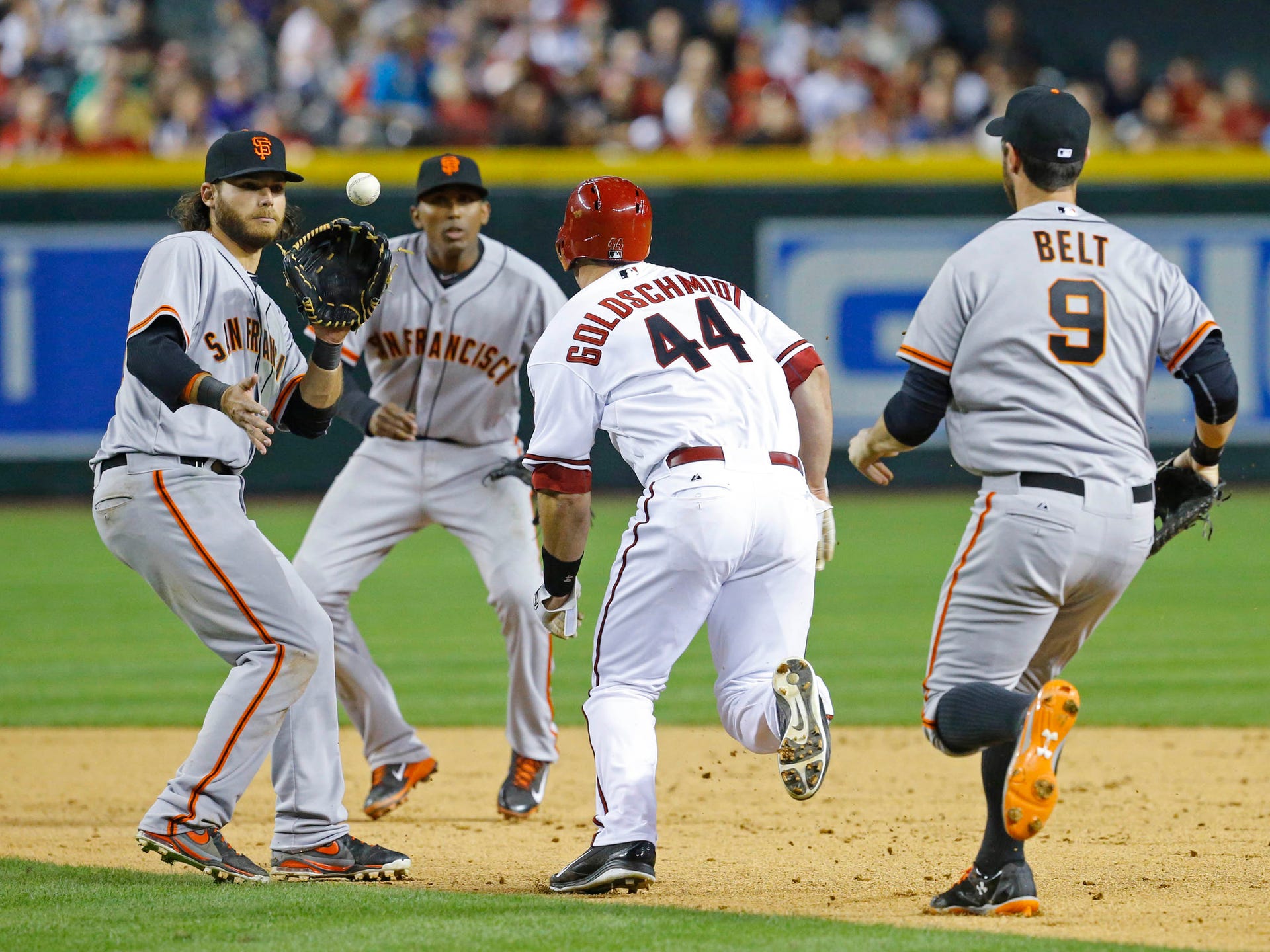 Arizona Diamondbacks vs. San Francisco Giants - April 2 lineups