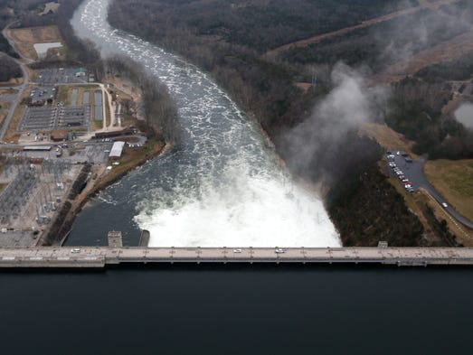 Record-breaking amount of water flows through Table Rock Dam after ...