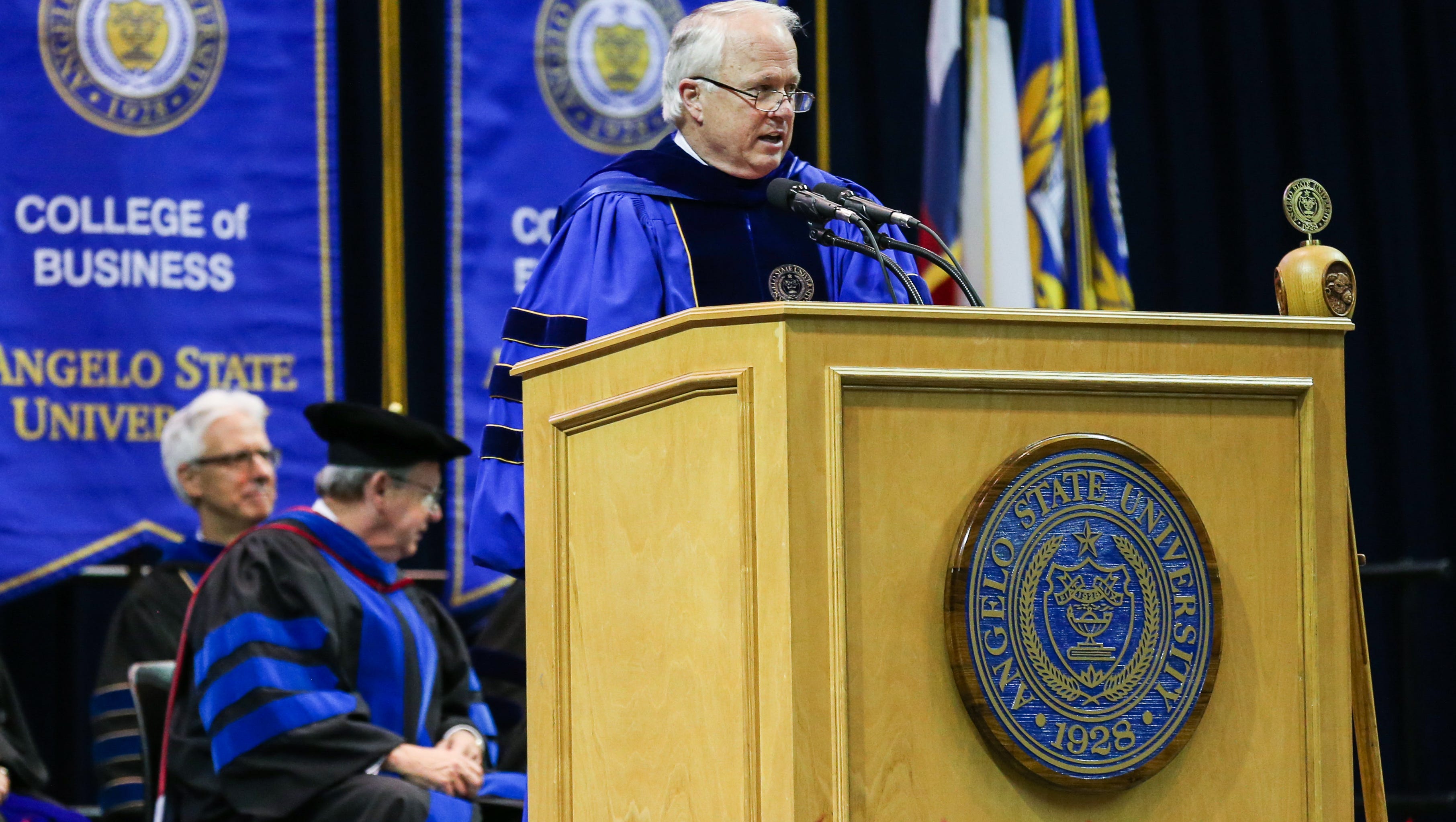 Angelo State President Brian May resigns, Angie Wright named interim ...