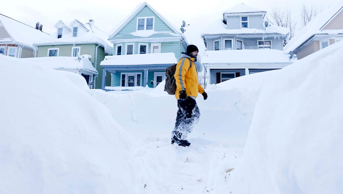Photos: Buffalo buried under six feet of snow