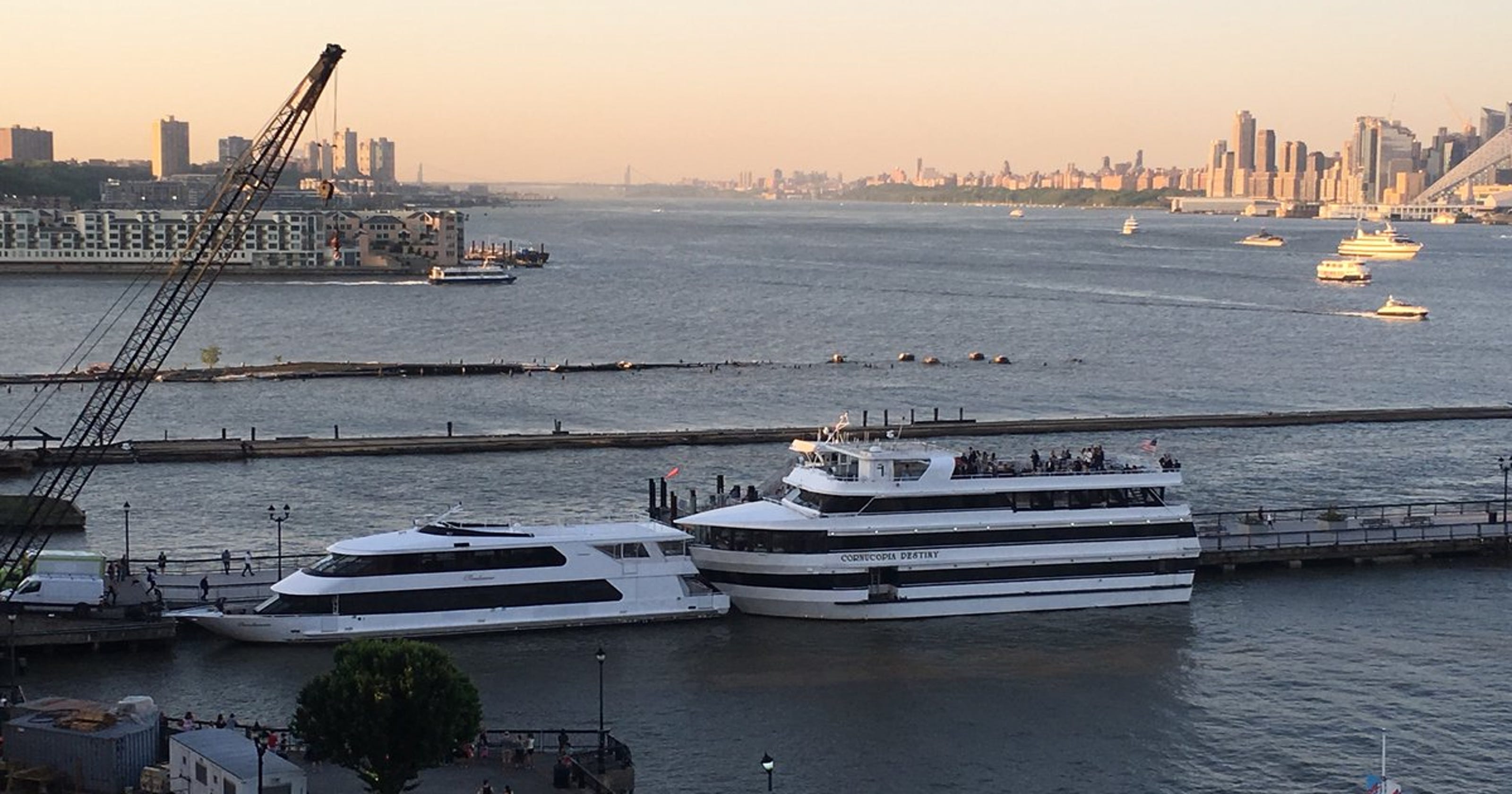 Weehawken High School prom boat involved in Hoboken Hudson River crash