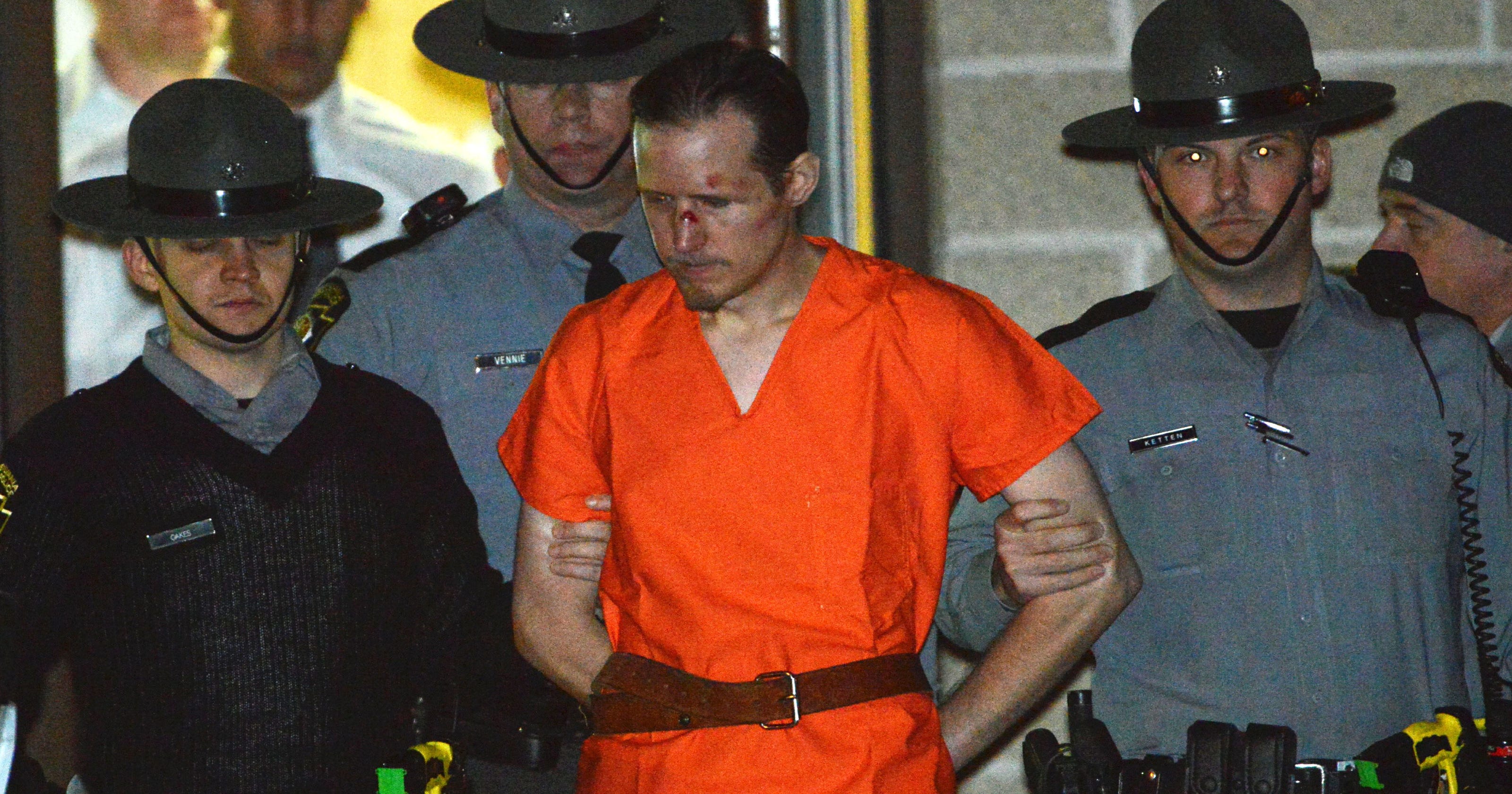 Manhunt Ends With Suspect Placed In Slain Troopers Handcuffs
