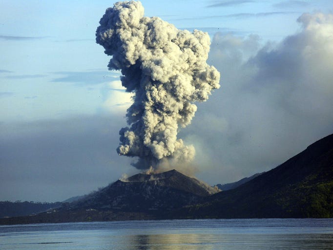 ICYMI: Mount Tavurvur erupts in striking way