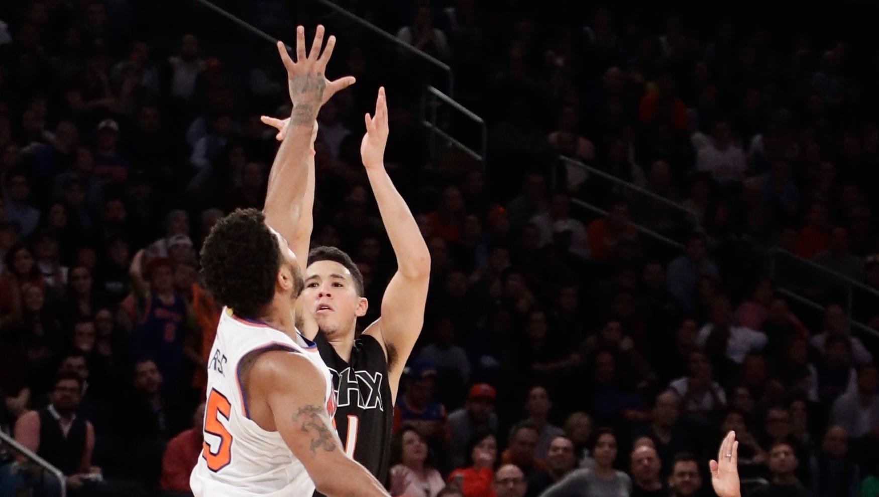 Devin Booker's late 3-pointer lifts Phoenix Suns to road win over New ...
