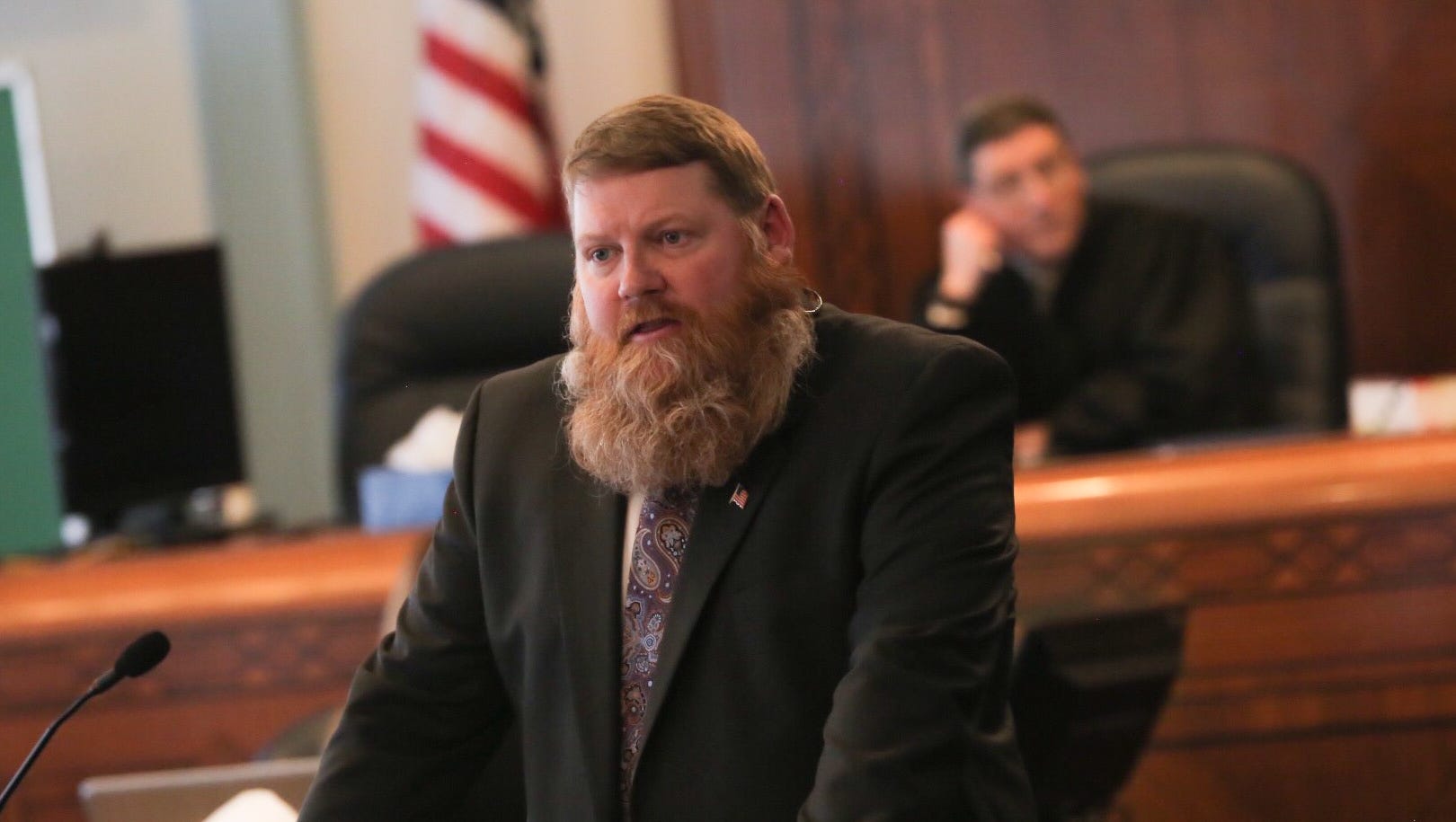 Today at the trial of suspected serial killer Shawn Grate