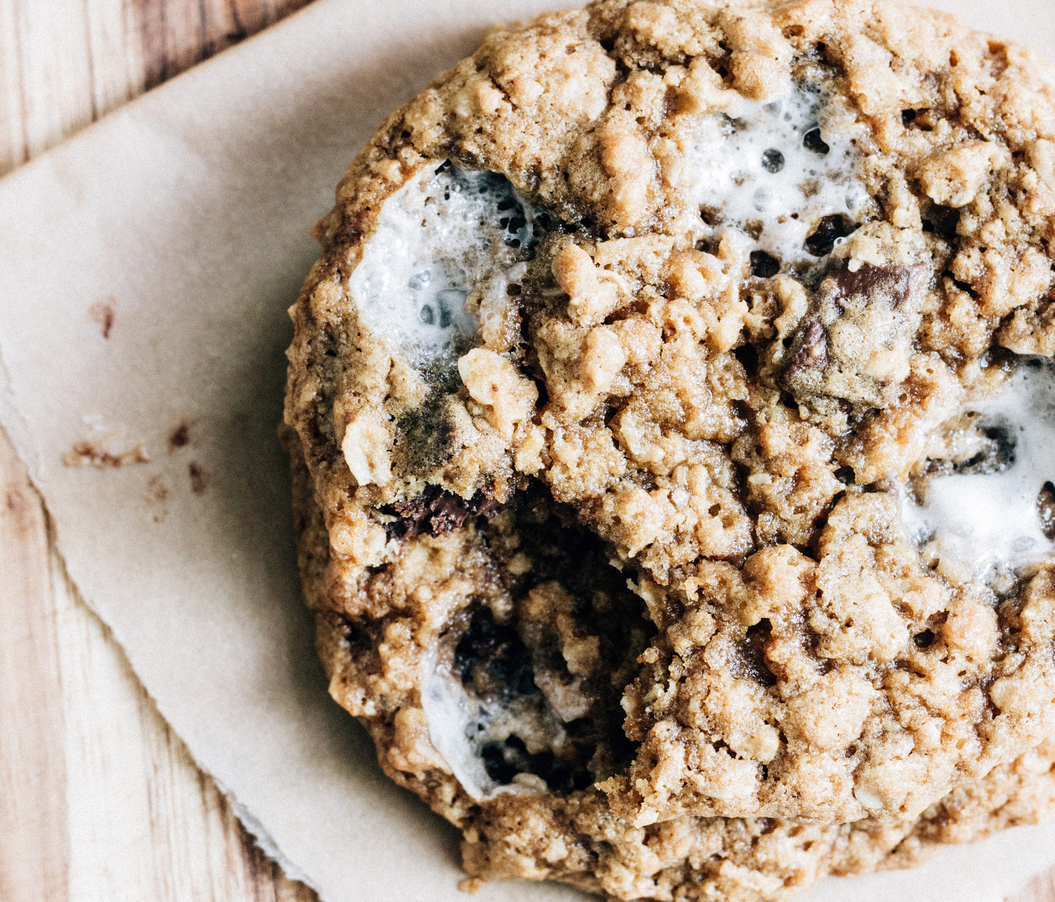S’mores Oatmeal Cookies