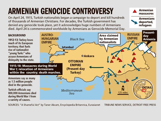 Metro Detroit Armenians remember massacre 100 years ago