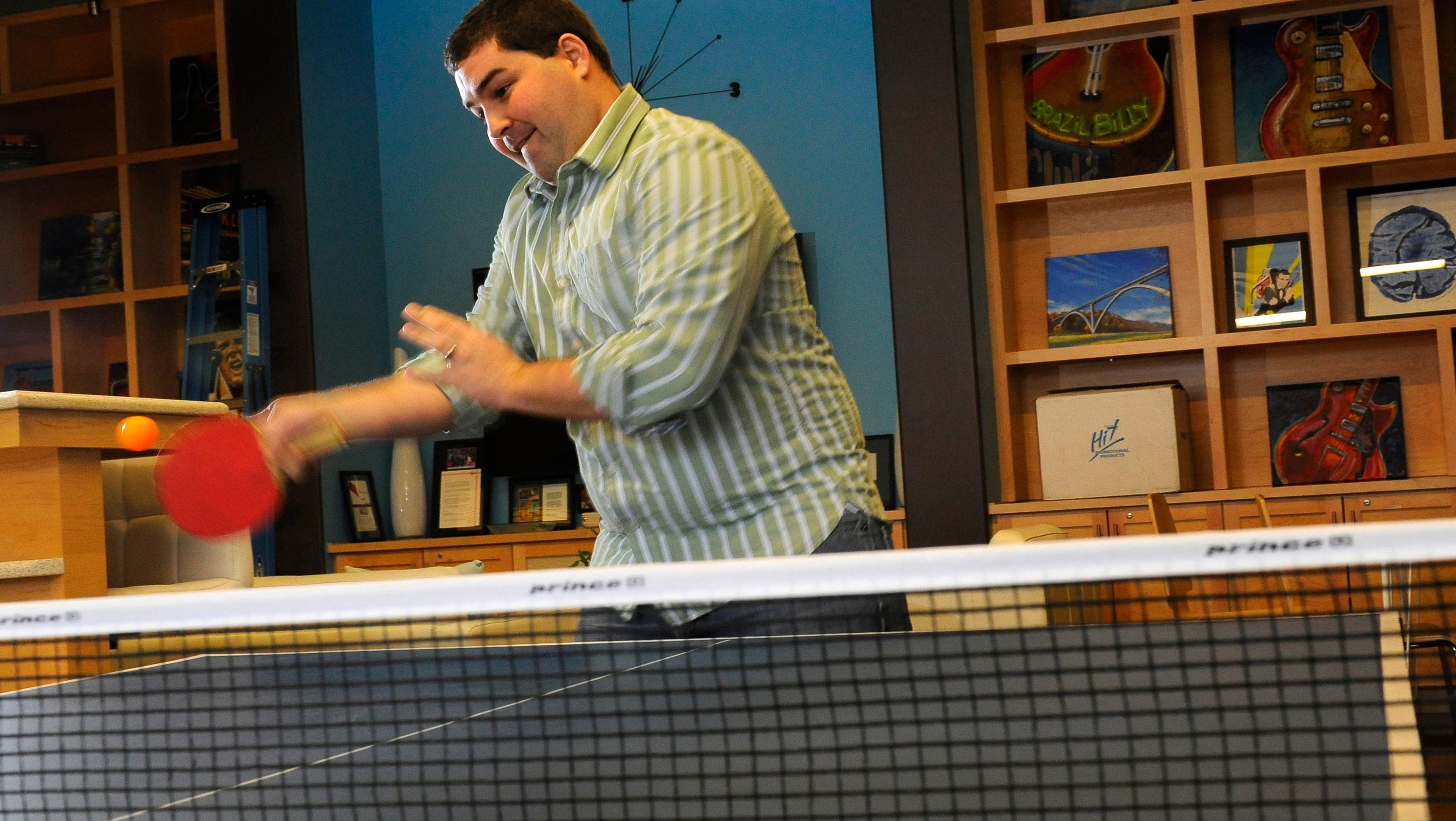 Tech firm ponders ping-pong's role in hiring process