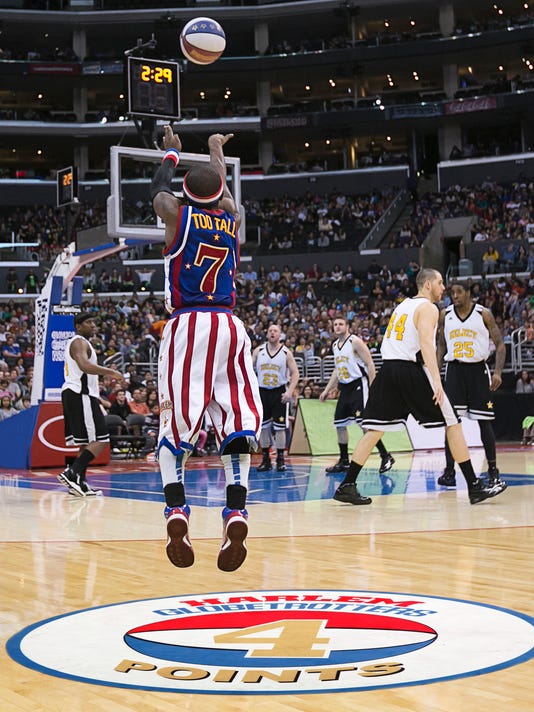 Going deep: Harlem Globetrotters add a four-point line