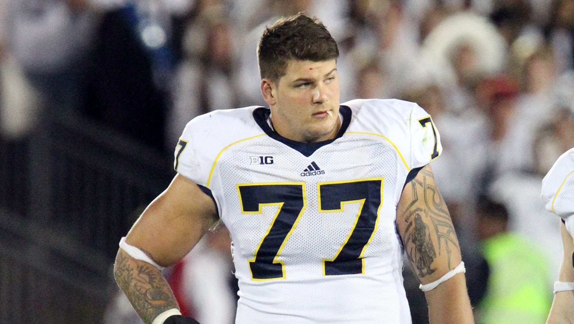 Michigan OT Taylor Lewan denies assault allegations