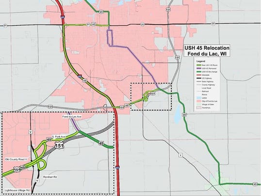 New U.S. 45 route in Fond du Lac County unveiled