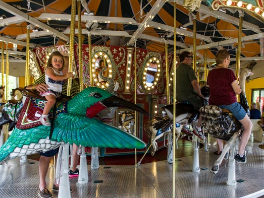 Carousel at Mesker Park Zoo opens to public