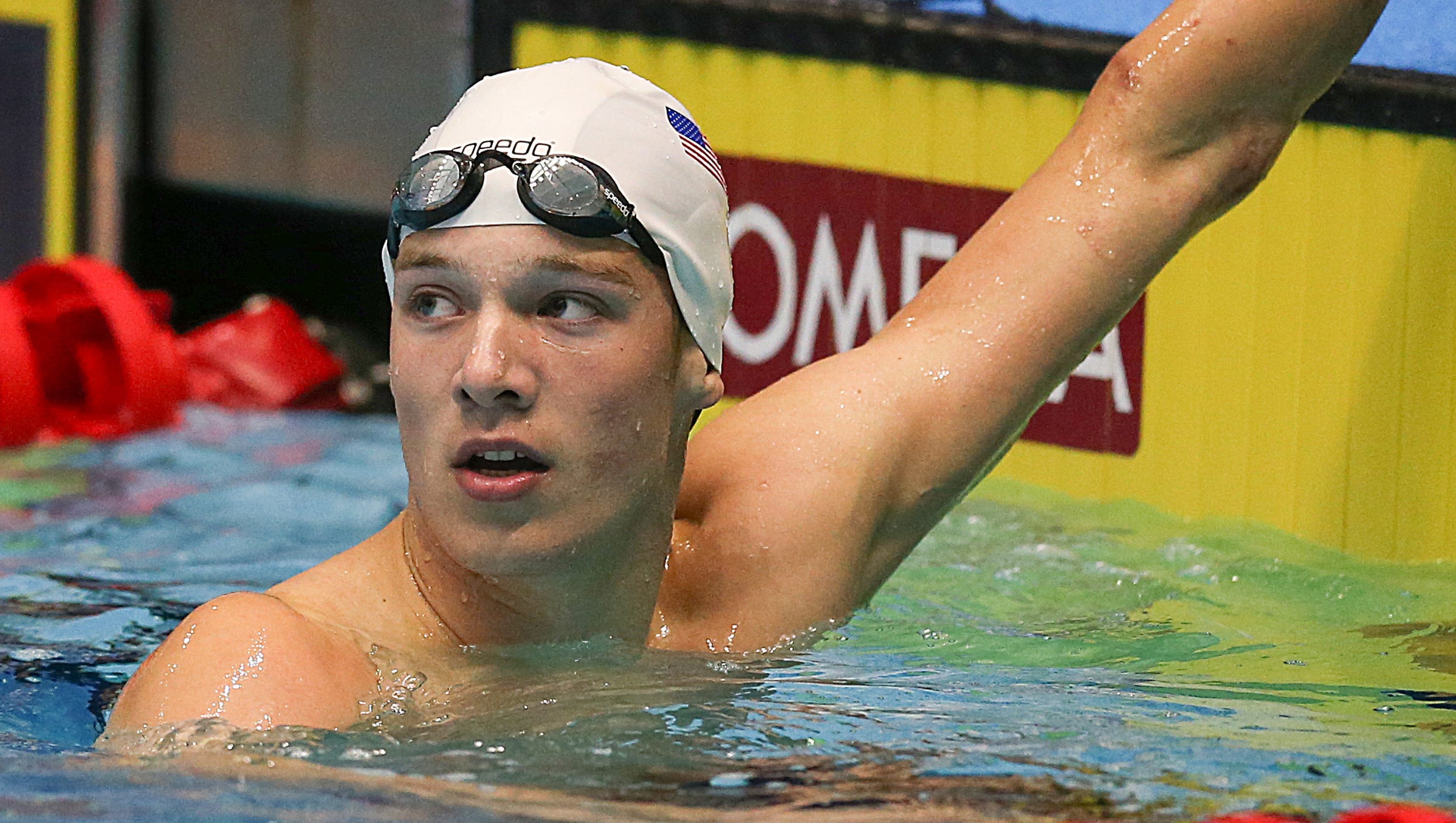 With pressure off, Carmel's Drew Kibler turns it on in butterfly