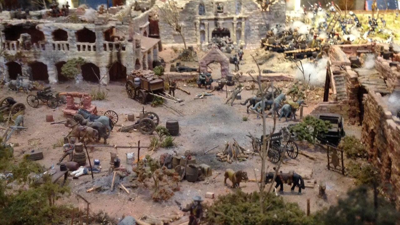 ‘Museum scale’ Alamo diorama may be ‘too big for Texas’