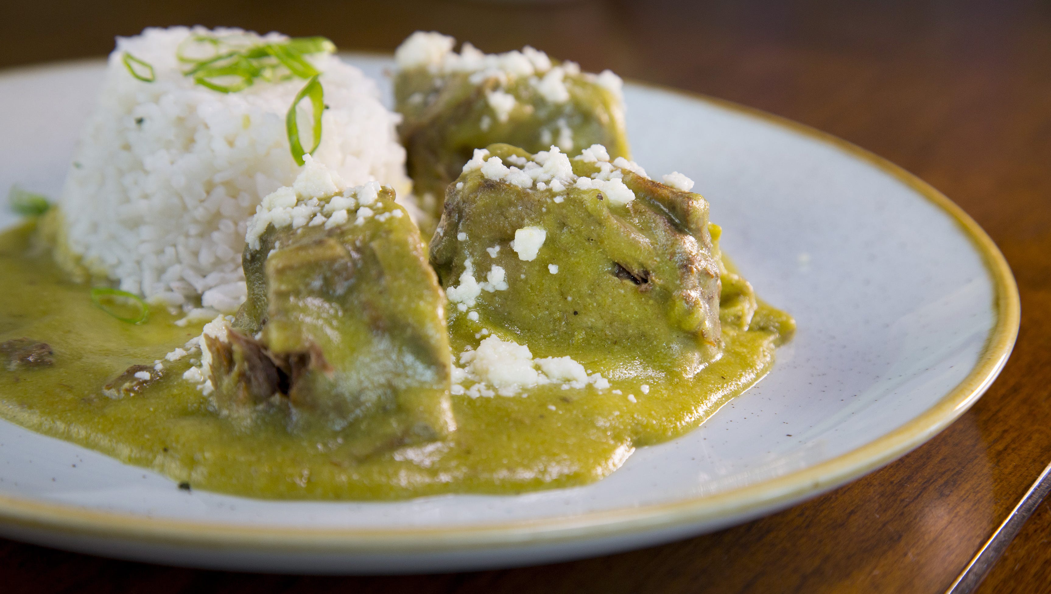 Short Ribs in Mole Verde