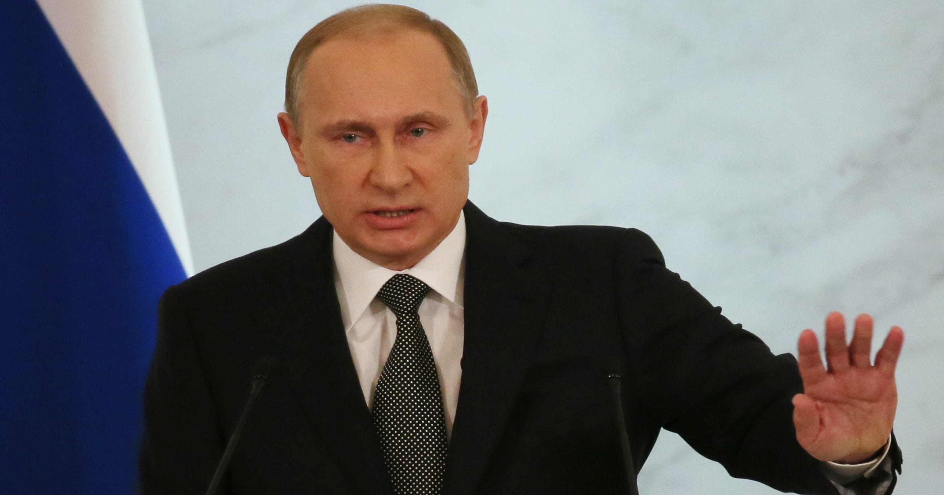 Putin blasts West in state of nation address