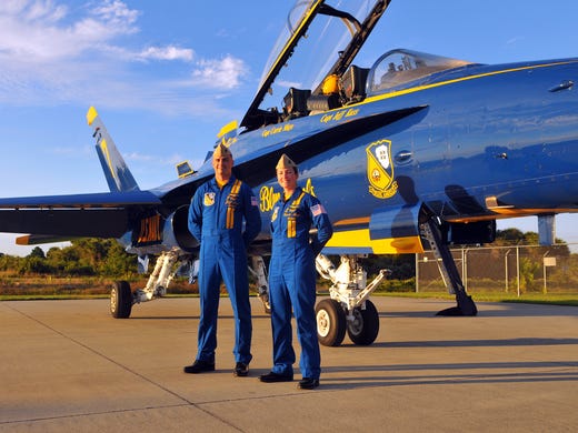 Blue Angels scout Melbourne for March show