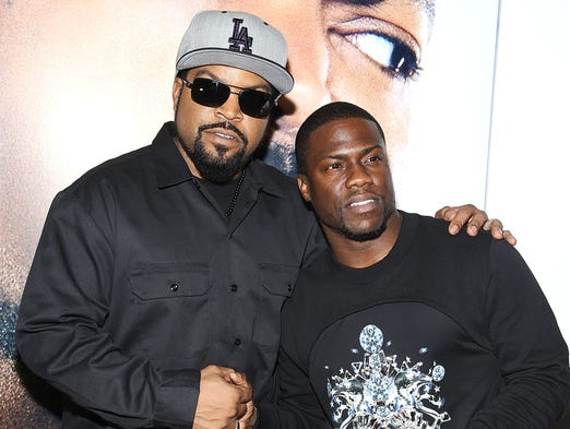 Ice Cube's the straight man in 'Ride Along' gag reel