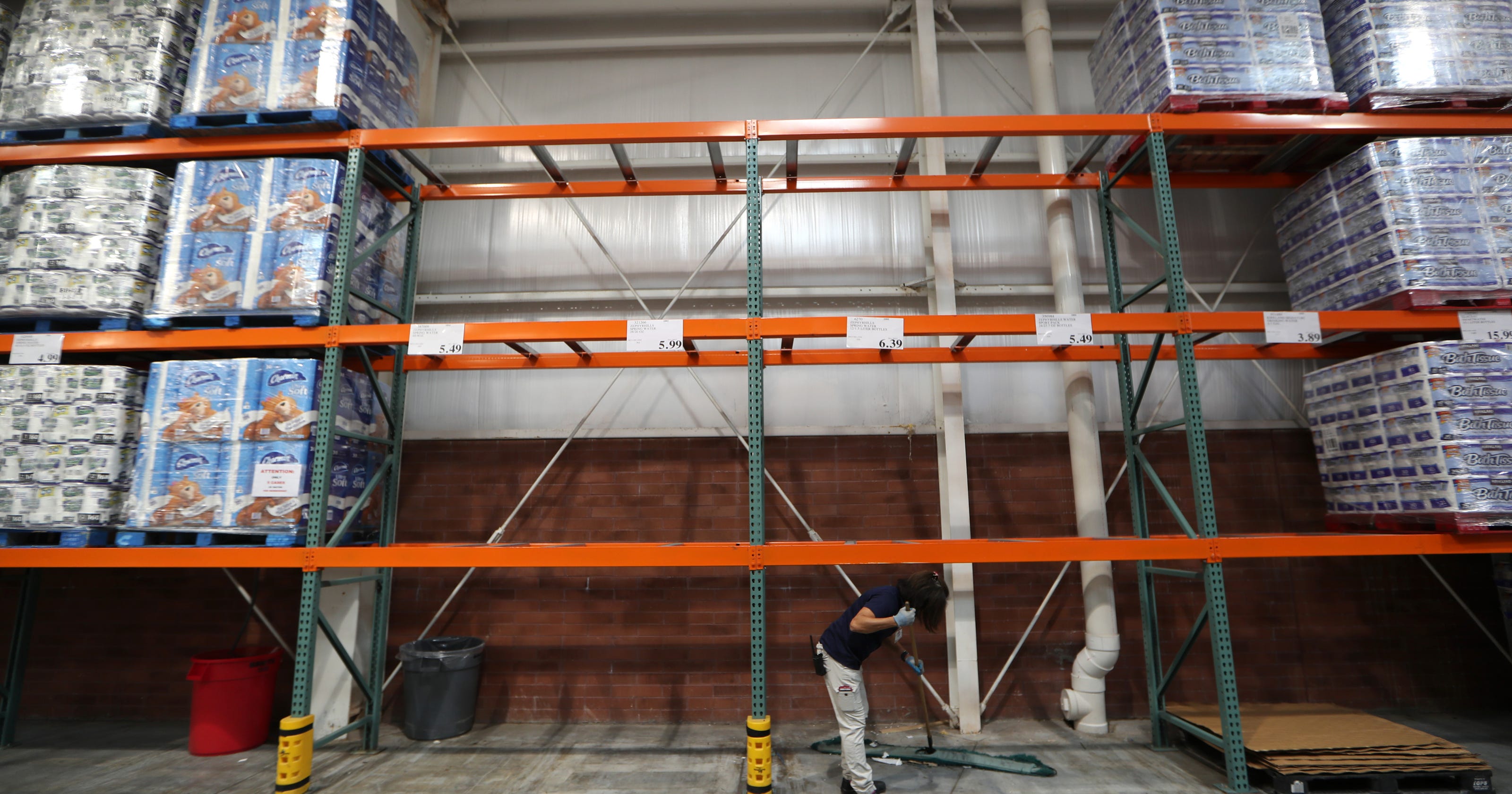 Retailers rush to restock supplies