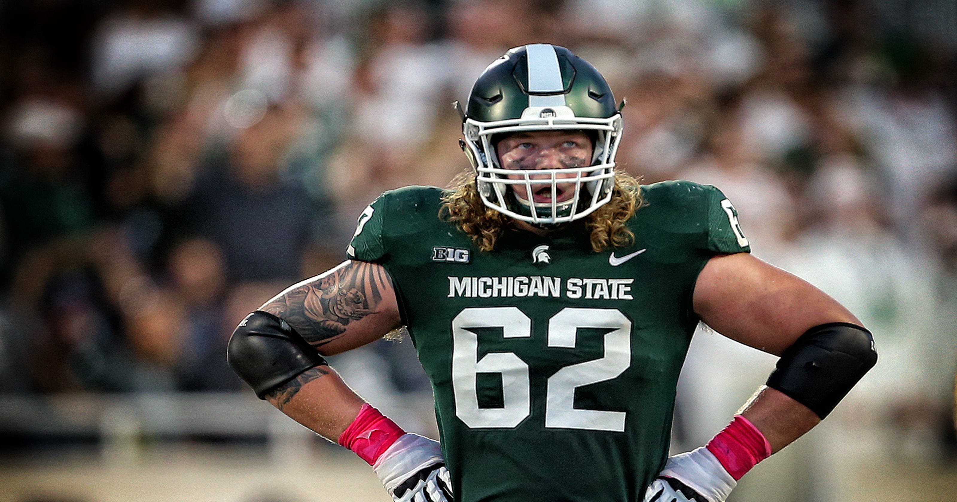 Michigan State's Cole Chewins 'working hard' to return