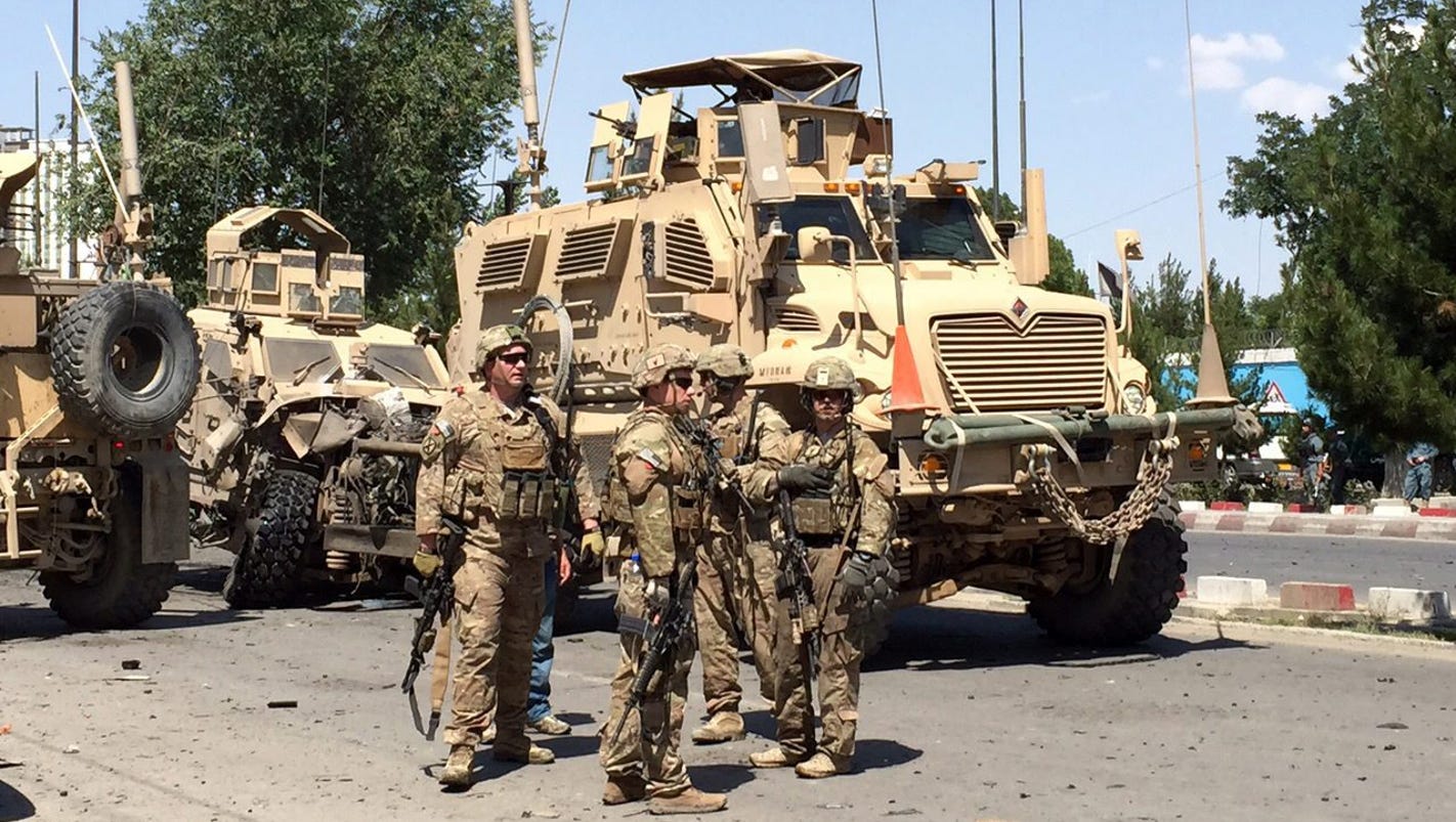 Foreign troops targeted in Kabul suicide attack