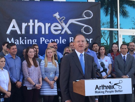 Naples-based Arthrex to add 350 jobs