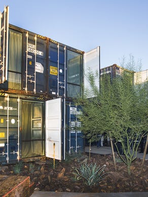1st shipping-container apartments in Phoenix open for viewing