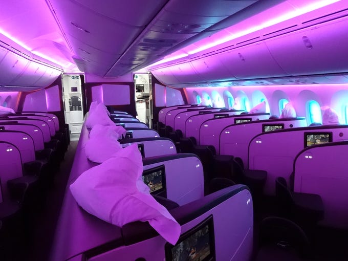 Virgin Atlantic shows off its first Boeing 787-9 Dreamliner