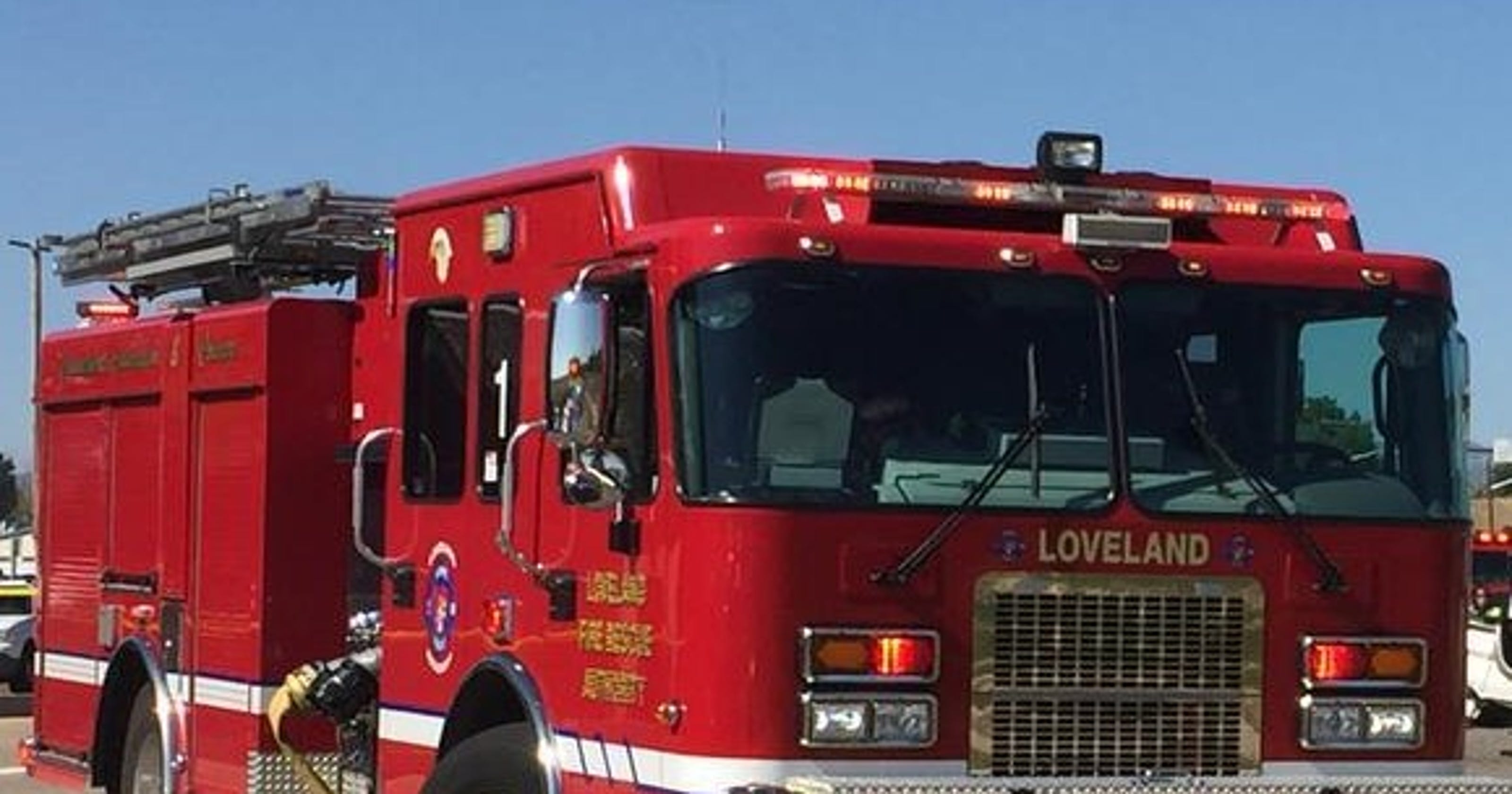 Loveland firefighter hospitalized after fire in north Loveland Friday