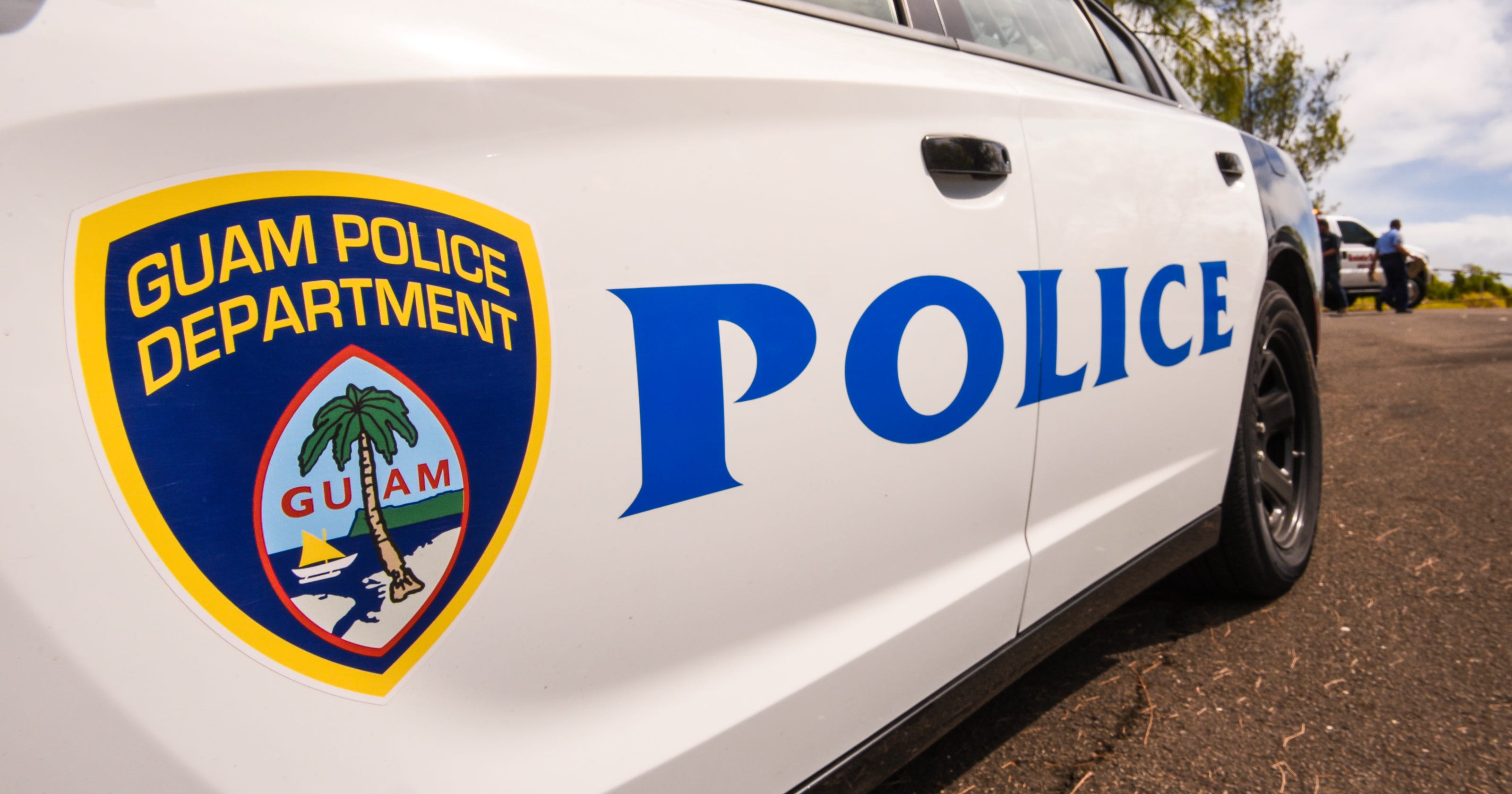 Guam police officer hospitalized after car accident
