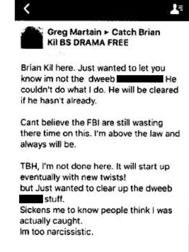 Buster Hernandez, aka 'Brian Kil' sentenced in sextortion case