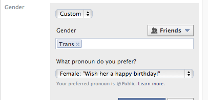 Facebook adds new gender options for users