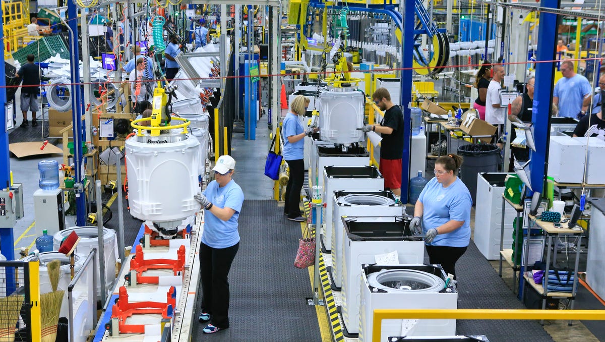 Gallery | GE invests $100M in new topload washing machine production